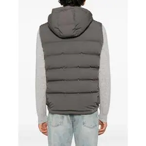 Brunello Cucinelli Grey Jackets Waistcoats & Gilets - Gray