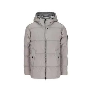 Stone Island Grey Jackets Padded & Down Jackets - Gray