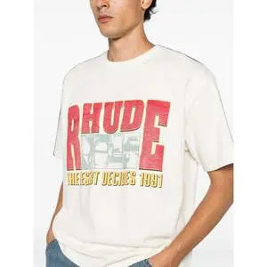 Rhude Neutrals T-shirts & Vests T-shirts - Cream