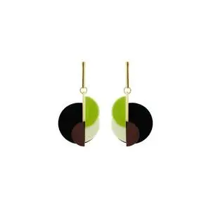 GISSA BICALHO Neutrals / Handmade Acrylic Earring Ligia Kahki