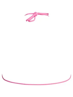 Emilio Pucci Triangle Cup Marble Printed Bikini Top