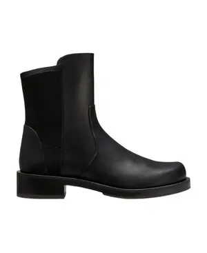 STUART WEITZMAN Round-toe Ankle Boots - Black
