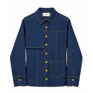 MICHELLA Alma Recycled Denim Shirt - Blue