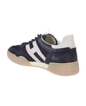 Hogan H357 Monogram Patch Sneakers - Black