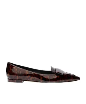 STUART WEITZMAN Sovinnie Flat - Dark Brown