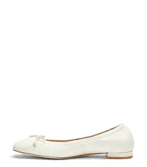 STUART WEITZMAN Bria Ballet Flats - Cream