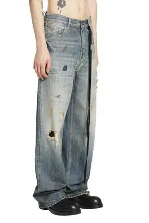 ANN DEMEULEMEESTER Straight-leg Jeans