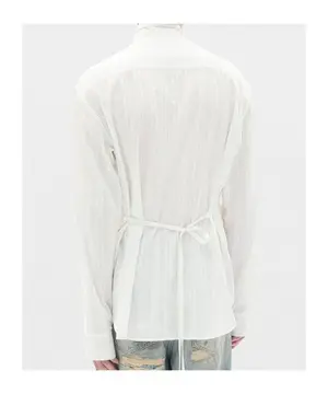 ANN DEMEULEMEESTER Rico Comfort Stand Collar Shirt