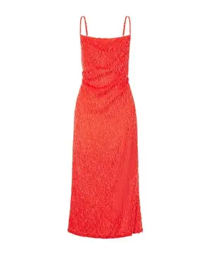 Bottega Veneta Sleeveless Dress - Flash Red