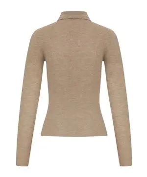 Max Mara Long-sleeve Knit Top - Beige