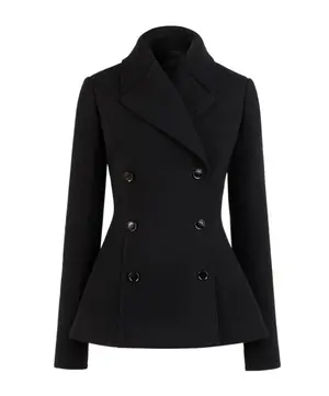 Alaïa Fitted Caban - Black