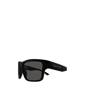 Gucci Square Sunglasses - Black/gray