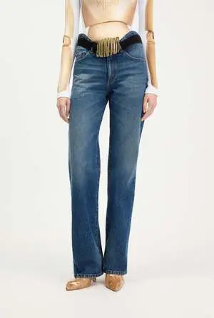 JEAN PAUL GAULTIER Curved-seam Jeans