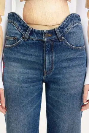 JEAN PAUL GAULTIER Curved-seam Jeans