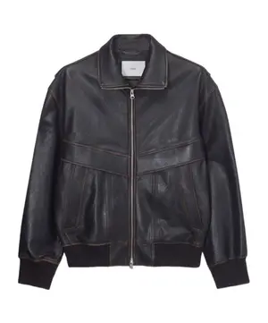 DUNST Long-sleeve Leather Jacket - No