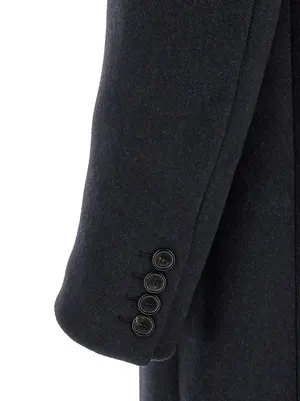 Saint Laurent Double-breasted Long Coat