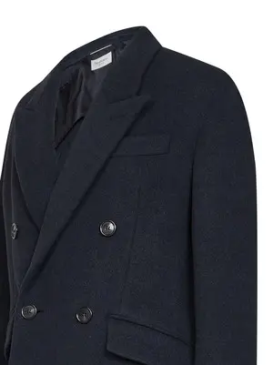 Saint Laurent Double-breasted Long Coat