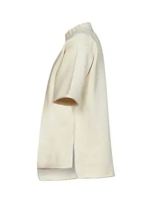 Bottega Veneta Ribbed Stand-collar Knitted Top