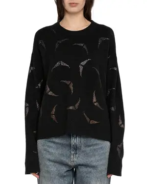 Zadig&Voltaire Markuz Cashmere Embellished Sweater