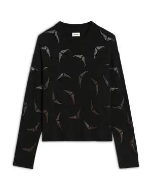 Zadig&Voltaire Markuz Cashmere Embellished Sweater