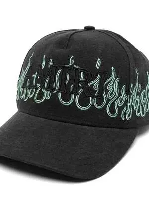 Amiri Logo Baseball Cap - Black