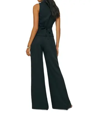 REFORMATION Taryn Two Piece Vest & Pants Set