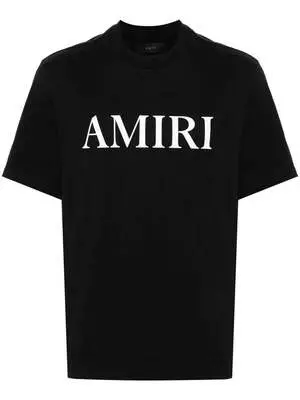 Amiri Rubberized Logo T-shirt - Black