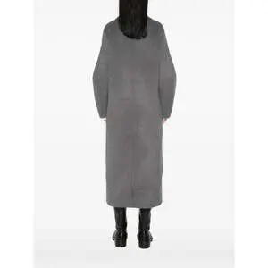 LISA YANG Grey Coats Double Breasted & Peacoats