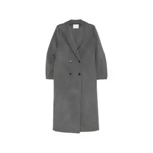 LISA YANG Grey Coats Double Breasted & Peacoats - Gray