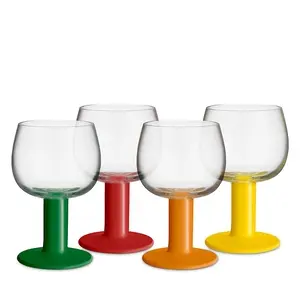KOSTA BODA Fars Mixed Color Bar Glasses, Set Of 4 - Multi