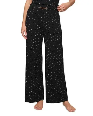 Z Supply Luxe Dot Print Pants - Black