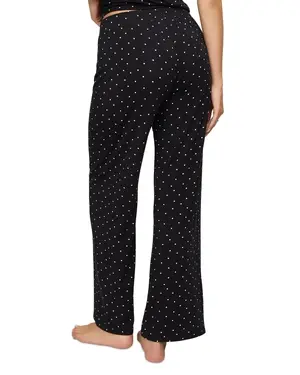 Z Supply Luxe Dot Print Pants - Black