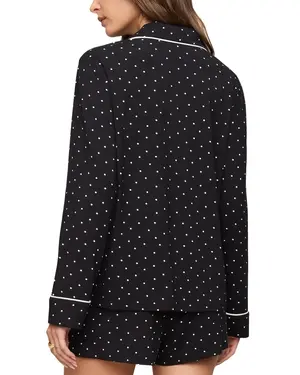 Z Supply Luxe Dot Print Pajama Shirt