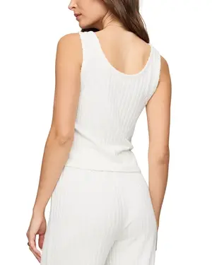 Z Supply Double Scoop Rib Knit Sleeveless Top