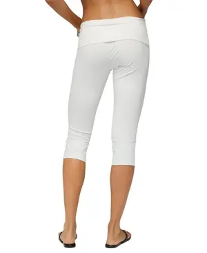 EDIKTED Rocio Foldover Capri Pants