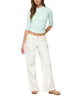 EDIKTED Calypso Wrap Neck Top
