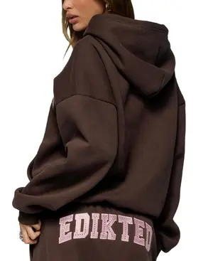 EDIKTED Glow Rhinestone Hoodie