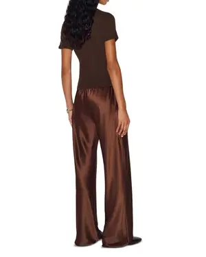 REFORMATION Larah Surplice Neck Knit Top