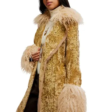 Free People Pyre Embellished Duster Cardigan Sweater