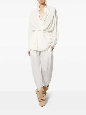 Isabel Marant Étoile Marant X Inaya Drawstring Pants - White