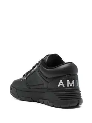 Amiri Leather Sneakers With Logo
