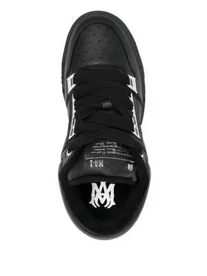 Amiri Leather Sneakers With Logo