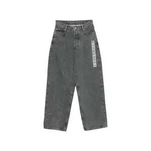 Alexander Wang Grey Denim Wide-leg Jeans - Gray