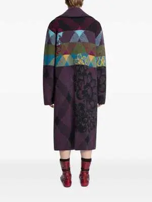 Dries Van Noten Patchwork Wool Cardigan
