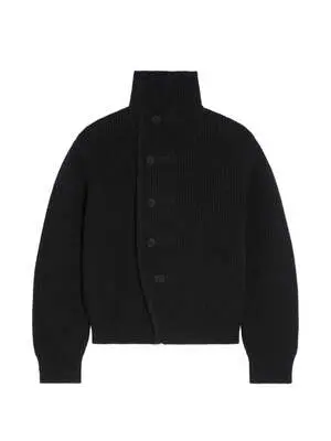 Dries Van Noten Chunky Wool Cardigan - Black