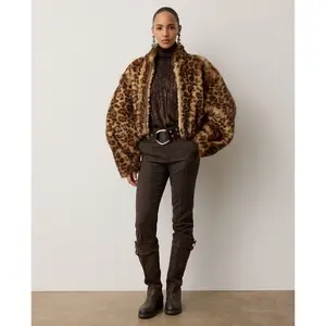 Ralph Lauren Balvin Leopard-print Lamb-shearling Coat