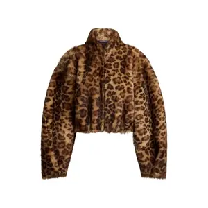 Ralph Lauren Balvin Leopard-print Lamb-shearling Coat