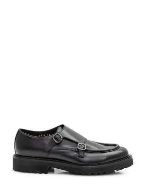 DOUCAL'S Double Buckle Loafers