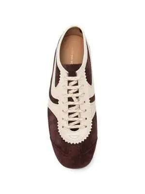Dries Van Noten Purple Leather Panelled Sneakers - Multicolor