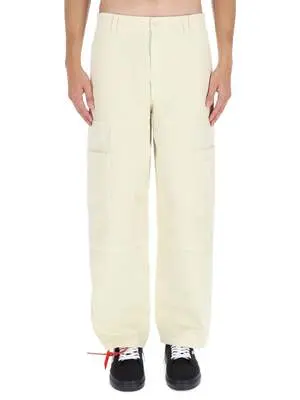 Off-White Cargo Pants - Beige